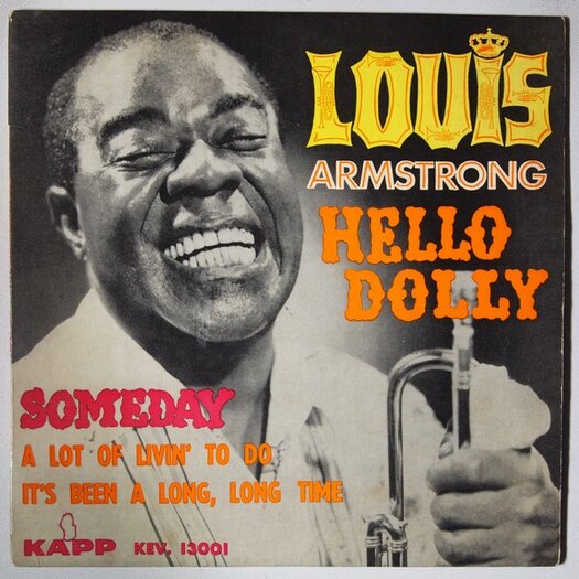 Louis Armstrong - Hello Dolly - Single - vinylplaten.com Louis Armstrong - Hello Dolly - Single - vinylplaten.com